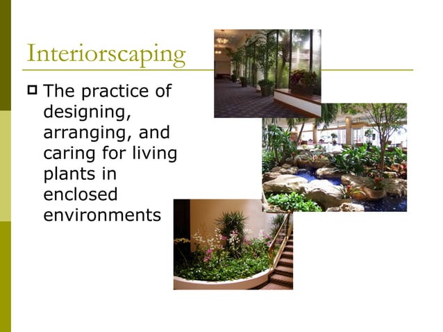 interiorscaping | PPT | Gardening | Home & Garden