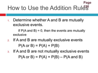 4.2 addtion rules | PPT