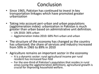 Rural Urban Transformation in Pakistan: A spatial analysis of ...