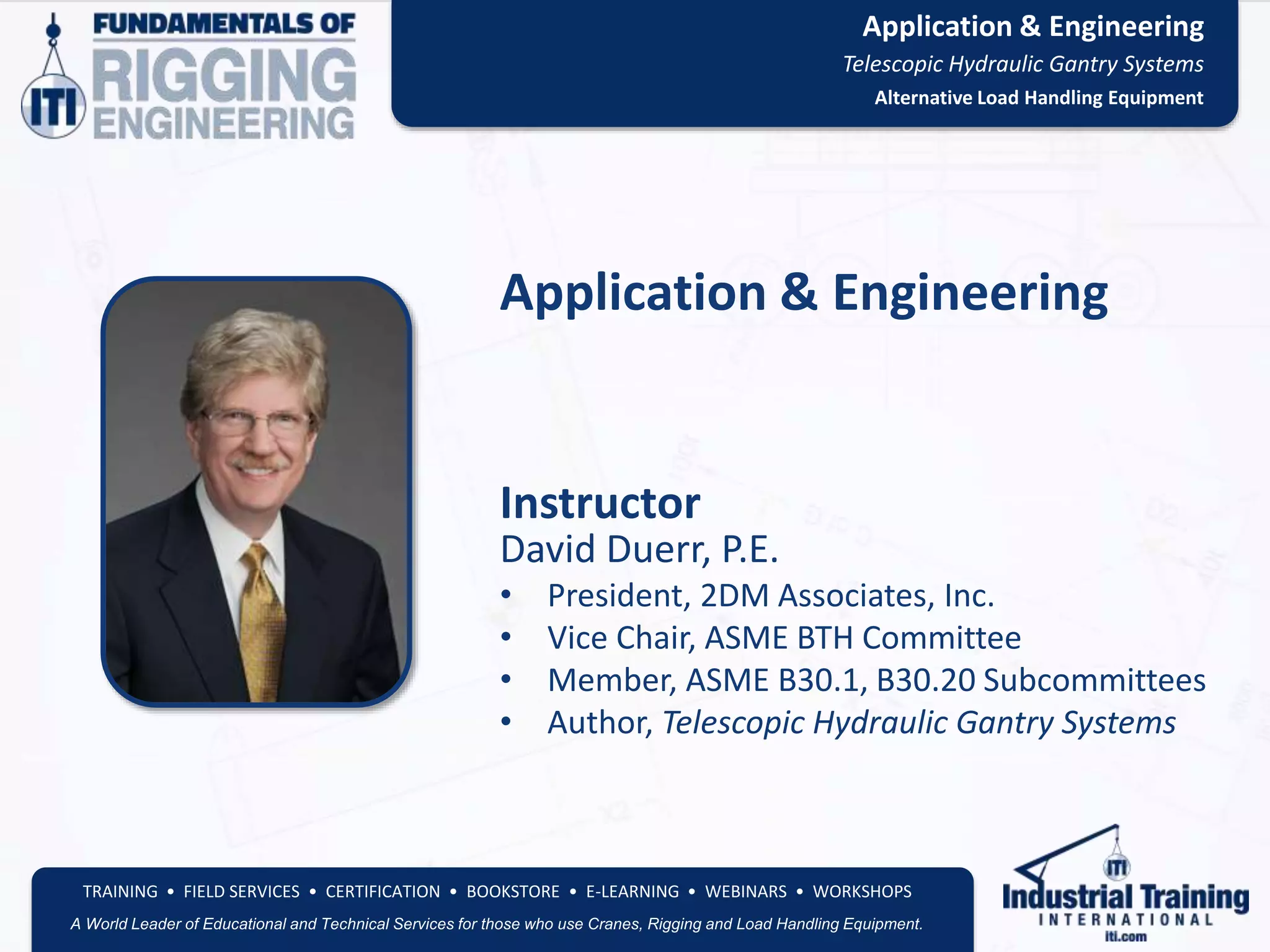 RE-140: Alternative Load Handling Equipment - Applications ...