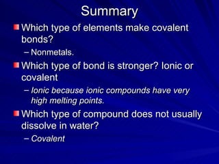 4-2 Ionic & Covalent Bonding | PPT