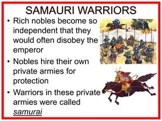 4 2 medieval japan | PPTX