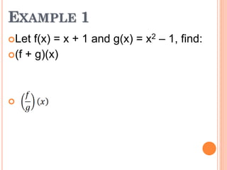 4 2 operations on functions | PPTX