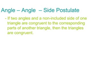 TechMathI - 4.2 - Proving Triangles Congruent | PPT