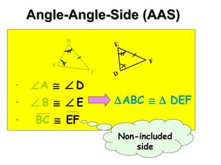 TechMathI - 4.2 - Proving Triangles Congruent | PPT