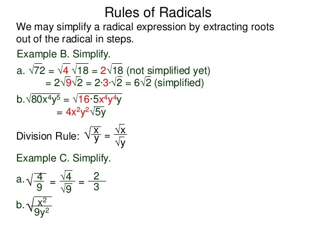 4 2 Rules Of Radicals x 4-2-rules-of-radicals-x