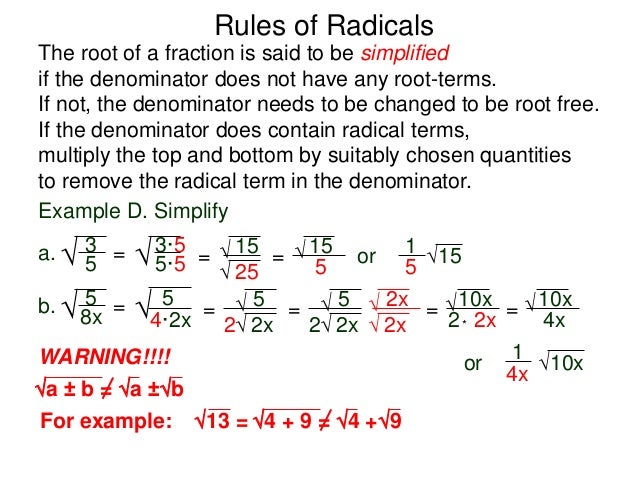 4 2 rules of radicals-x