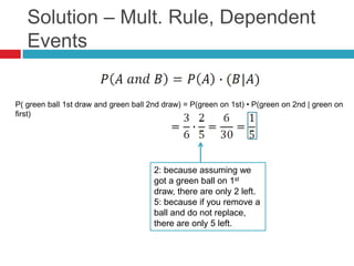 4.2 some prob rules | PPTX