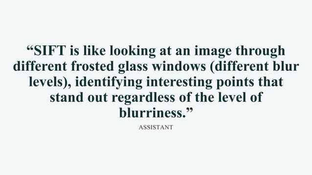 [4] - [2] The SIFT Algorithm Unlocking Image Recognition.pptx