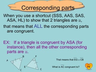 Review on Triangle Congruency | PPT