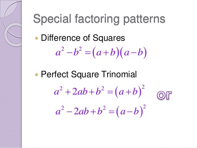 4.3.1 factoring