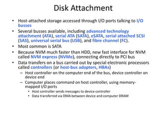 Mass storage systems presentation operating systems | PPT