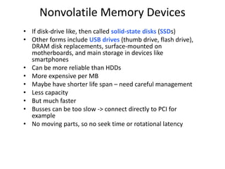 Mass storage systems presentation operating systems | PPT | Data Storage and Warehousing | Computing