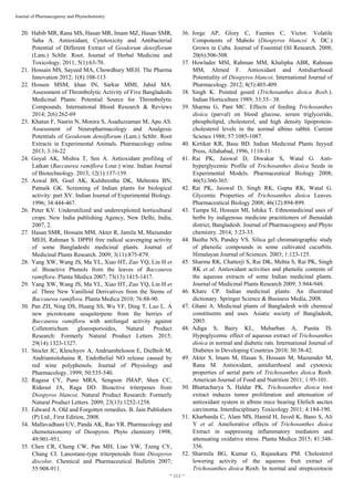 Analgesic activities of Geodorum densiflorum, Diospyros blancoi ...