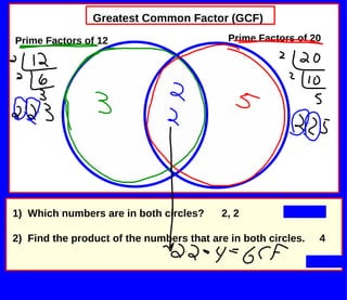 Primes & Composites, GCF | PPT