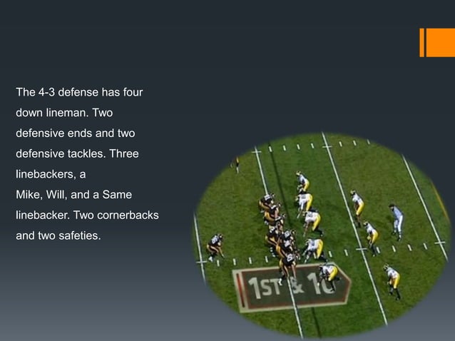 4 3 defense powerpoint | PPTX | American Football | Sports