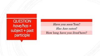 4 3 negatives, questions and short-answer forms | PPT