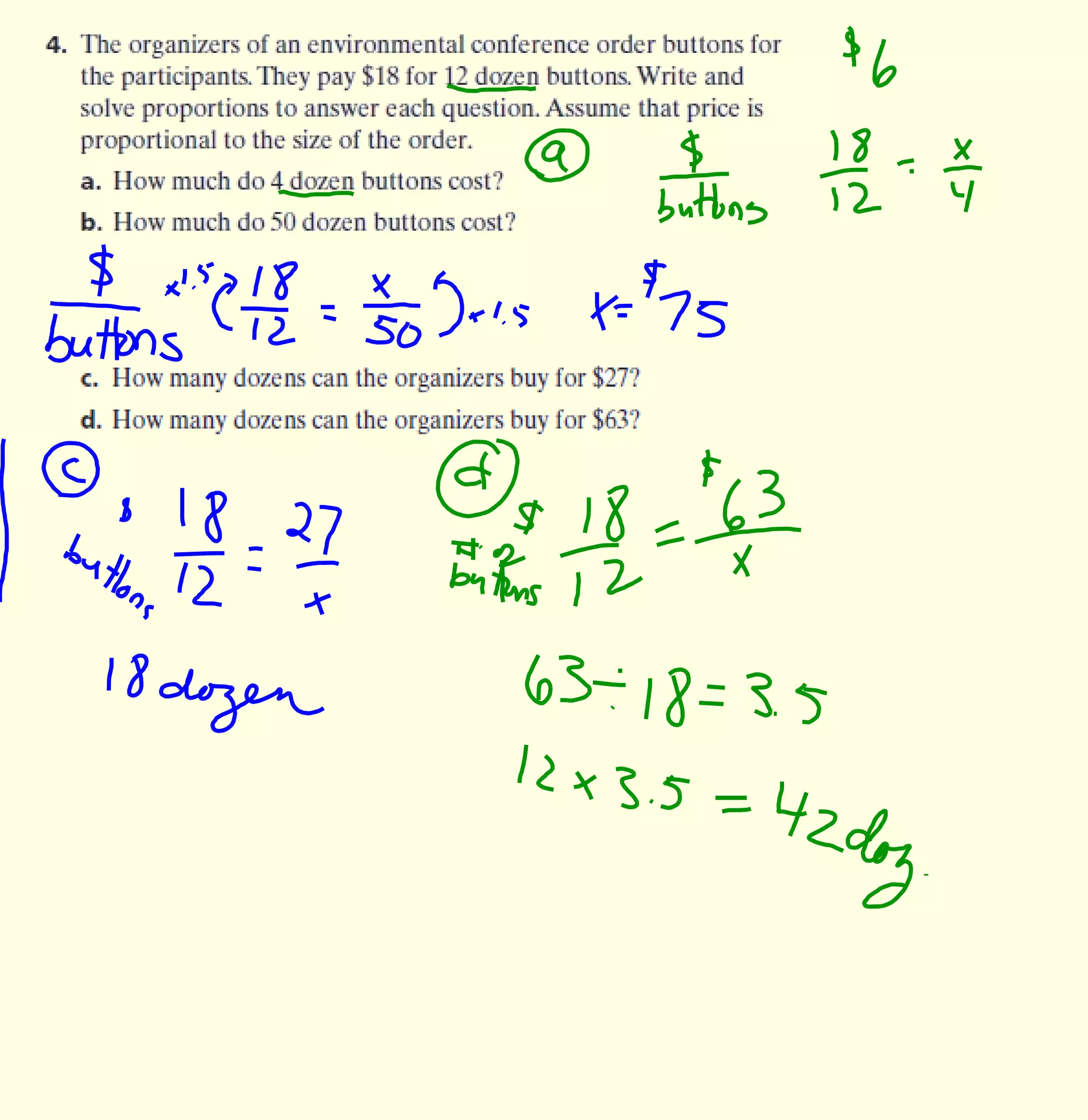 Comparing & Scaling Problem 4 3 Rr | PPT