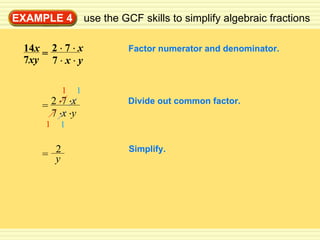 4.3 simplifying fractions | PPT