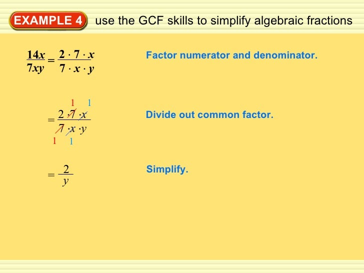 4.3 simplifying fractions
