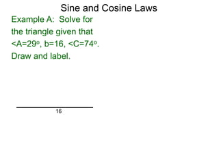 Cosine Example
