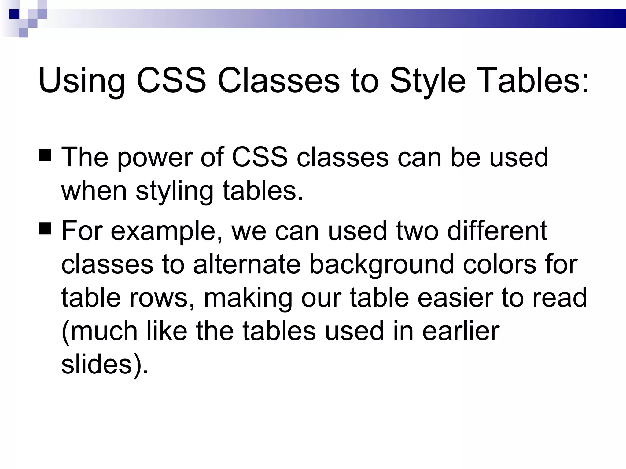 4.3 table styling | PPT