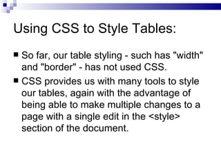 4.3 table styling | PPT