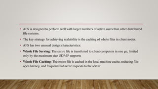 Andrew File System | PPTX