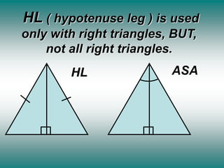 4-4, 4-5 Congruent Triangles.ppt