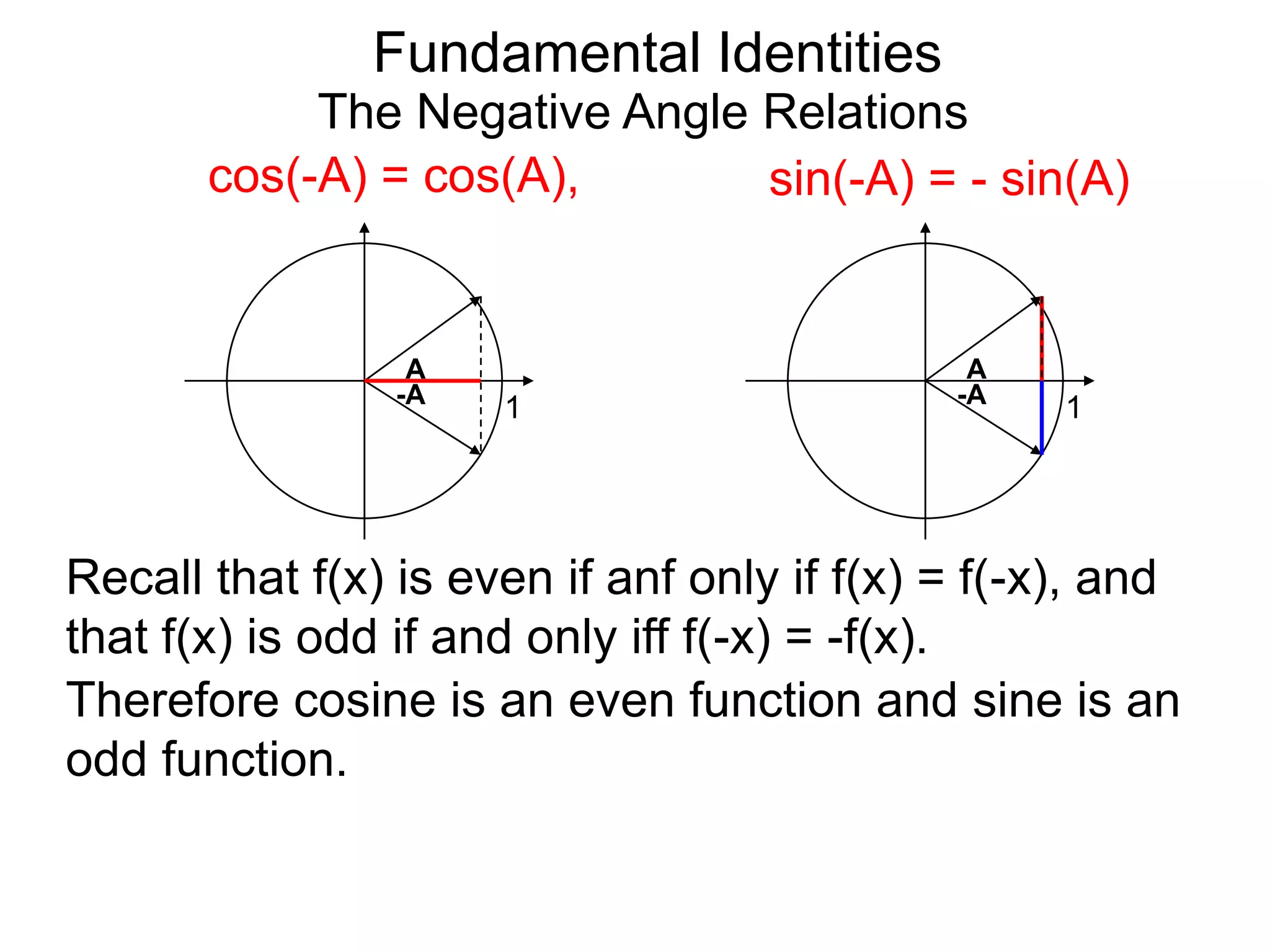 t3 analytic trigonometry and trig formulas | PPTX
