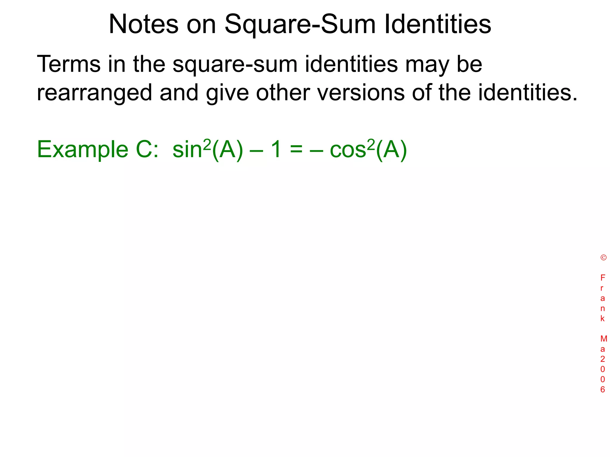 t3 analytic trigonometry and trig formulas | PPTX
