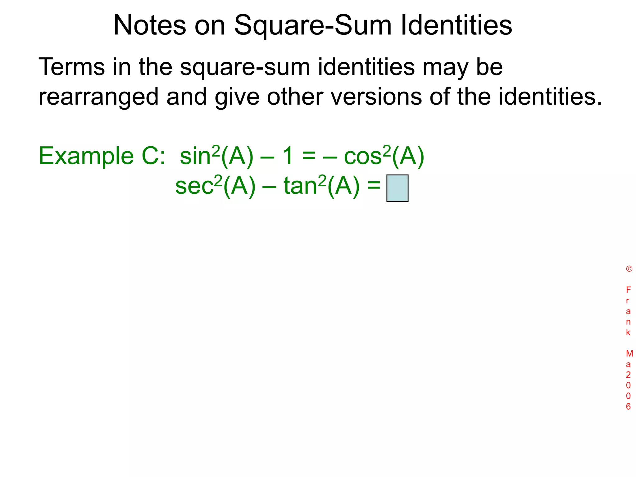 t3 analytic trigonometry and trig formulas | PPTX