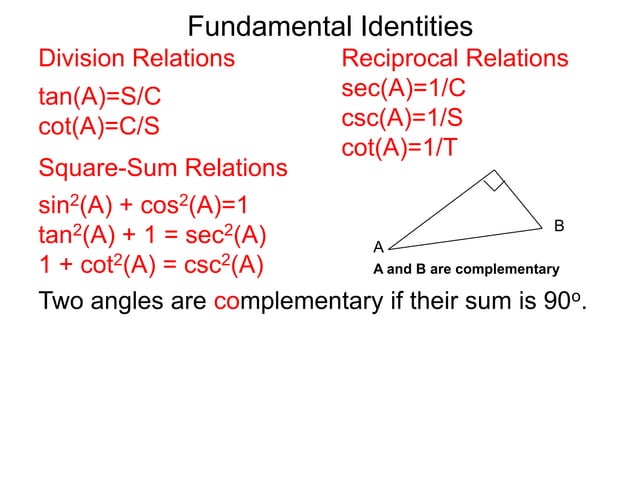 t3 analytic trigonometry and trig formulas | PPTX