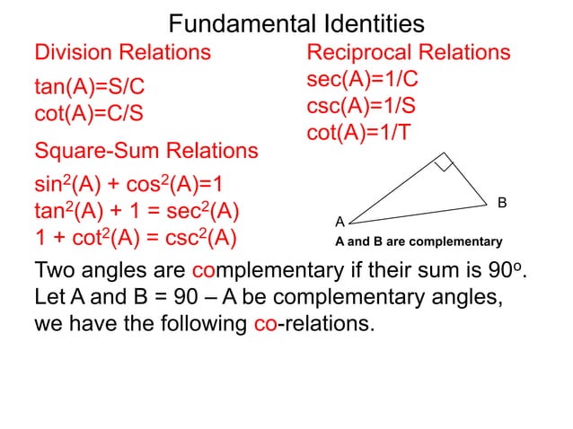 t3 analytic trigonometry and trig formulas | PPTX