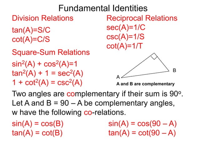 t3 analytic trigonometry and trig formulas | PPTX