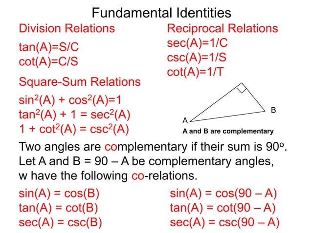 t3 analytic trigonometry and trig formulas | PPTX