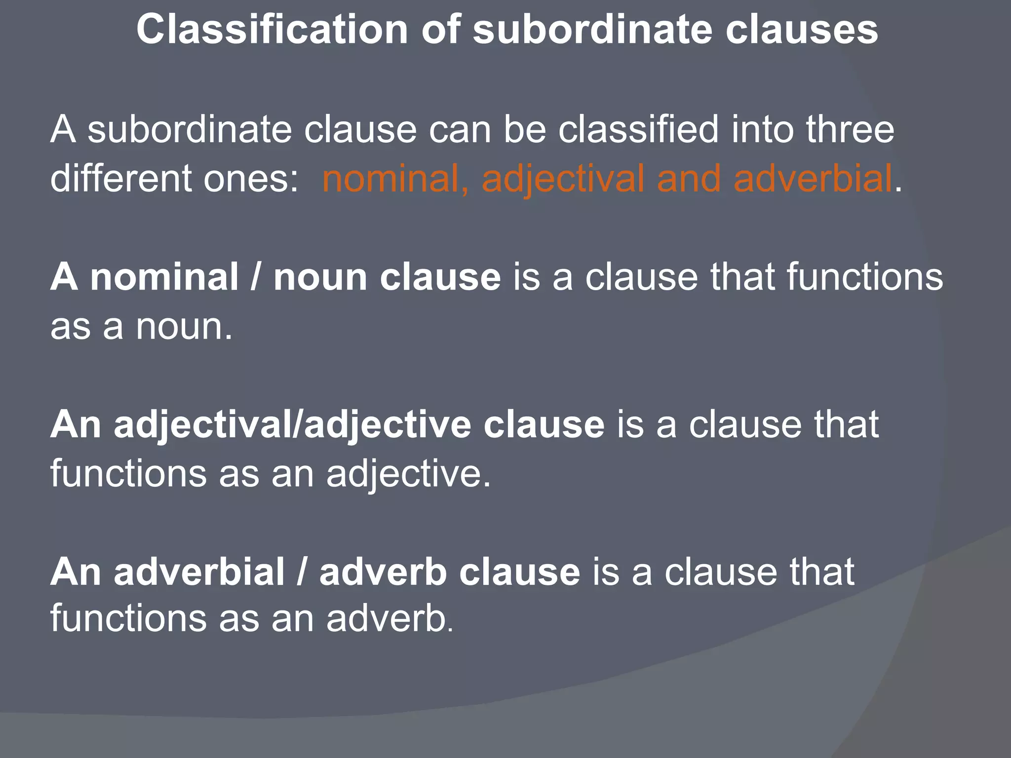 4.4 compound sentence by_subordination | PPT