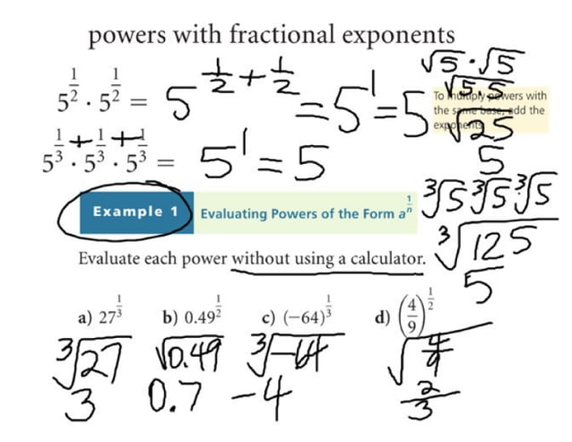 44 Fractional Exponents Notes Pdf Programming Languages Computing