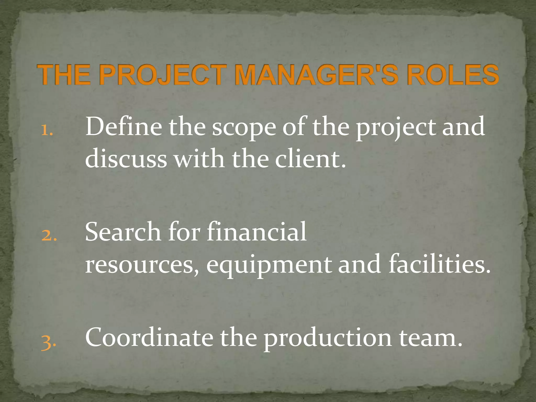 4 4 Multimedia Production Team | PPTX