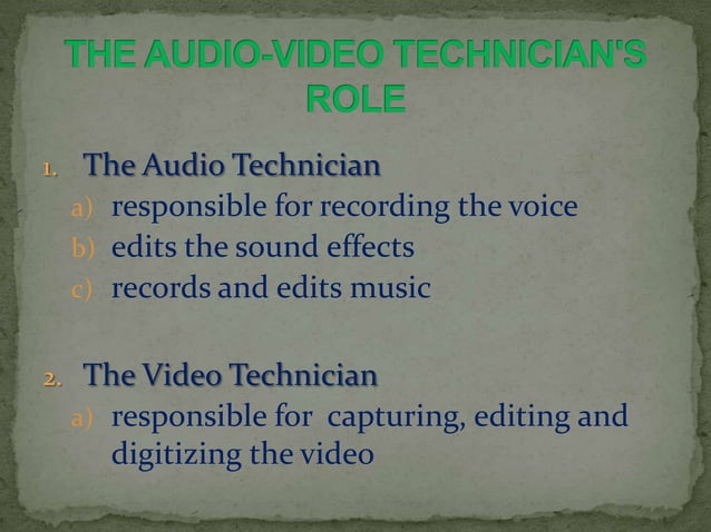 4 4 Multimedia Production Team | PPTX