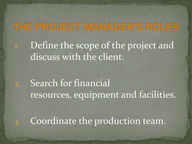 4 4 Multimedia Production Team | PPTX