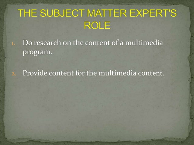 4 4 Multimedia Production Team | PPTX