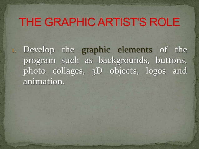 4 4 Multimedia Production Team | PPTX