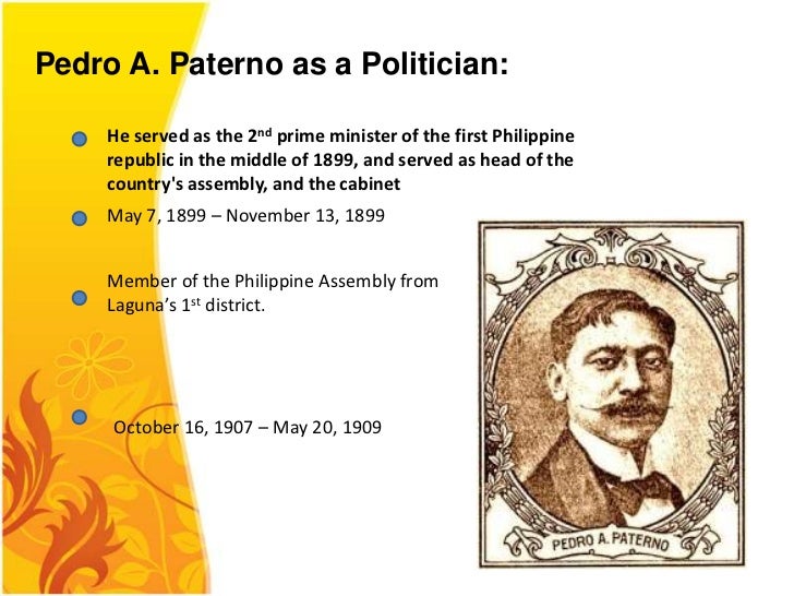 Pedro Paterno - Alchetron, The Free Social Encyclopedia