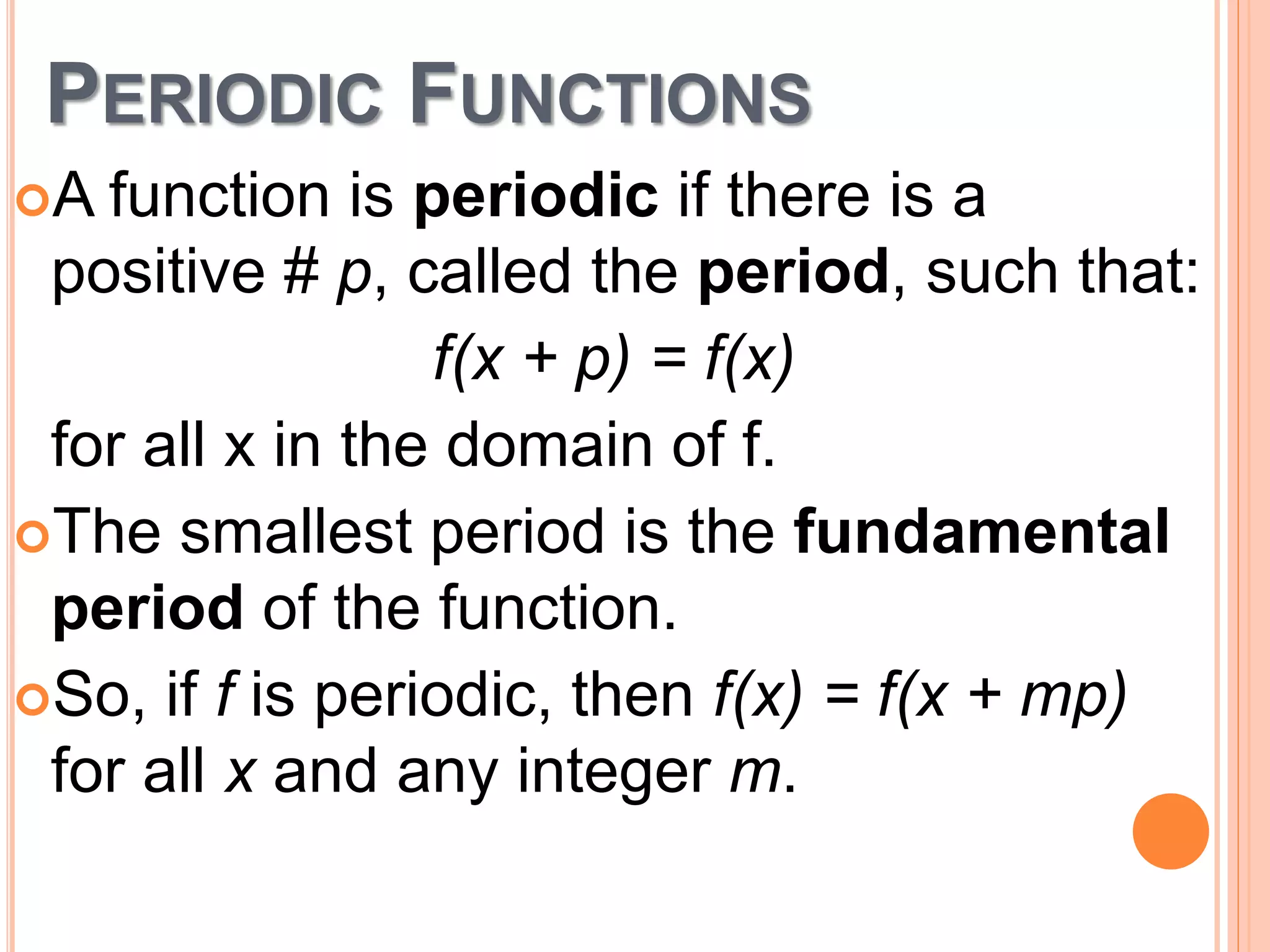 4 4 periodic functions; stretching and translating | PPTX