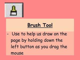 #4 4th ppt gr.1 microsoft paint editing and drawing tools | PPTX