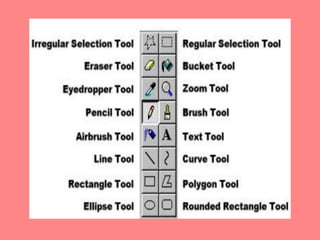 #4 4th ppt gr.1 microsoft paint editing and drawing tools | PPTX