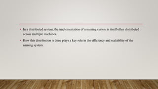 Name Services and Domain Name System | PPTX