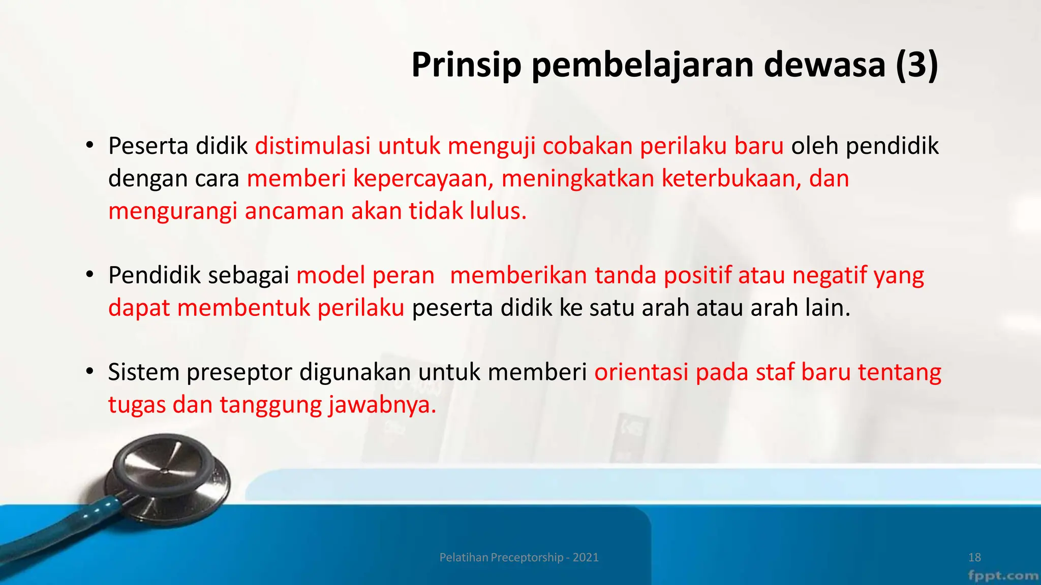 Model Bimbingan Preceptorship+PRESEPTOrship | PPTX