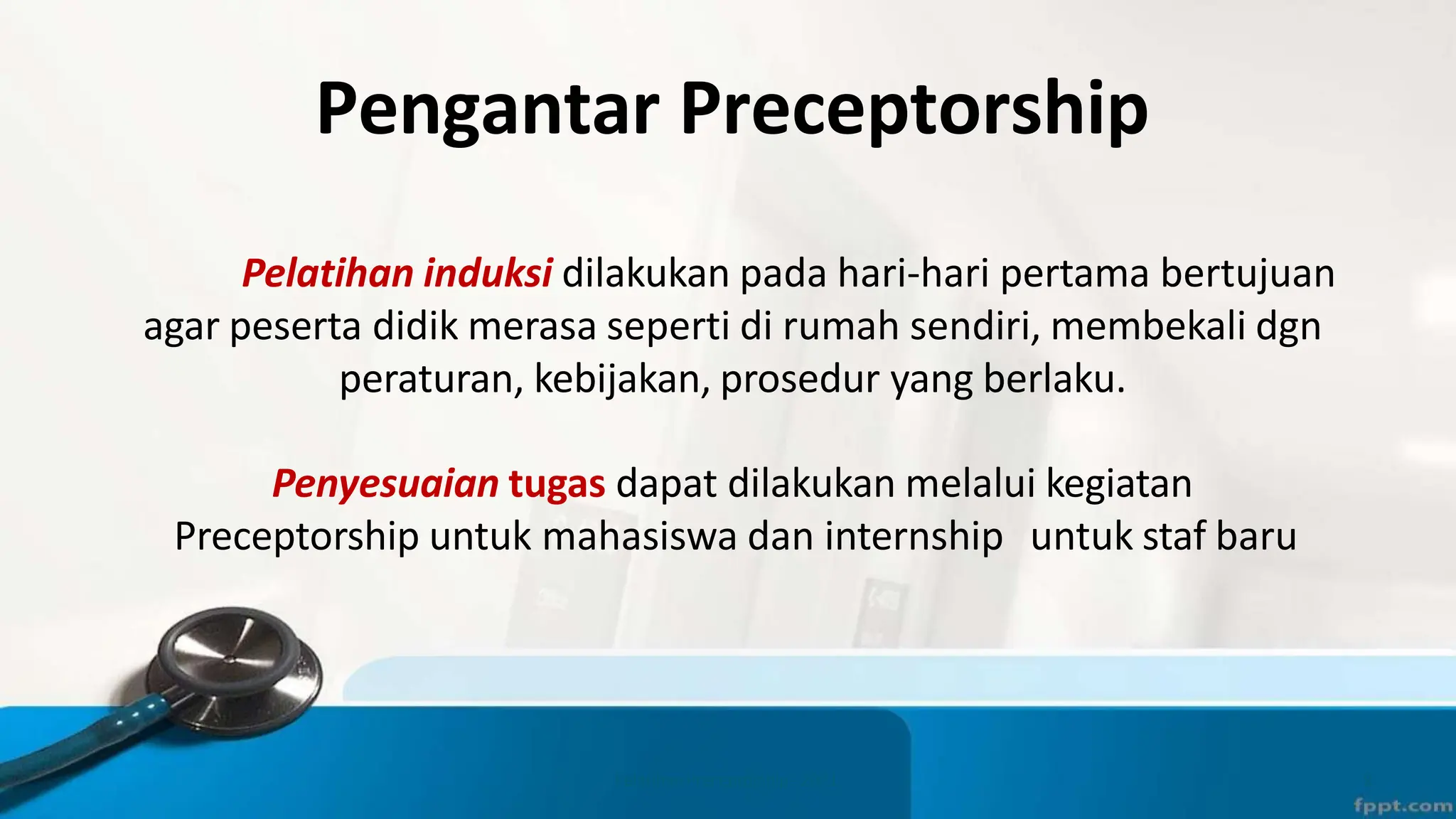 Model Bimbingan Preceptorship+PRESEPTOrship | PPTX